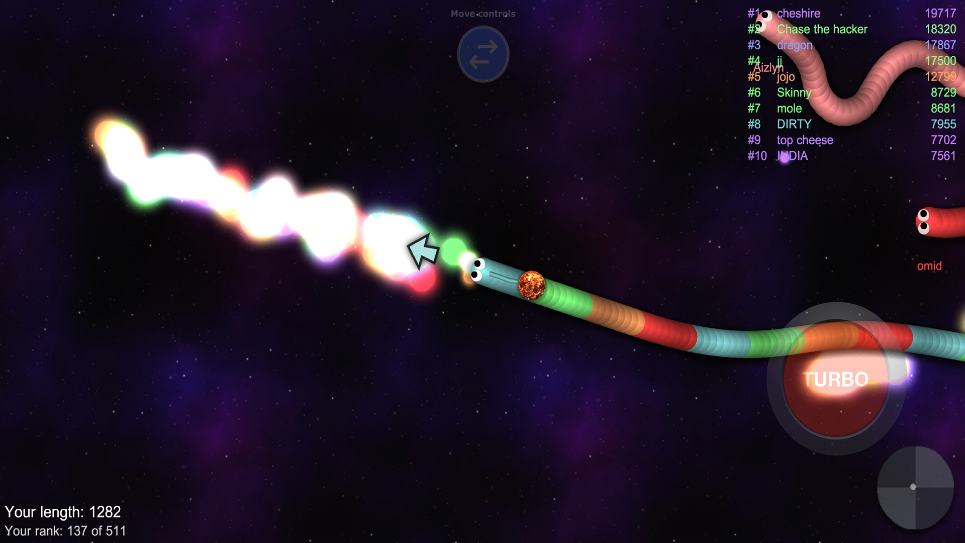 Slither Space Worm 3 - App on Amazon Appstore