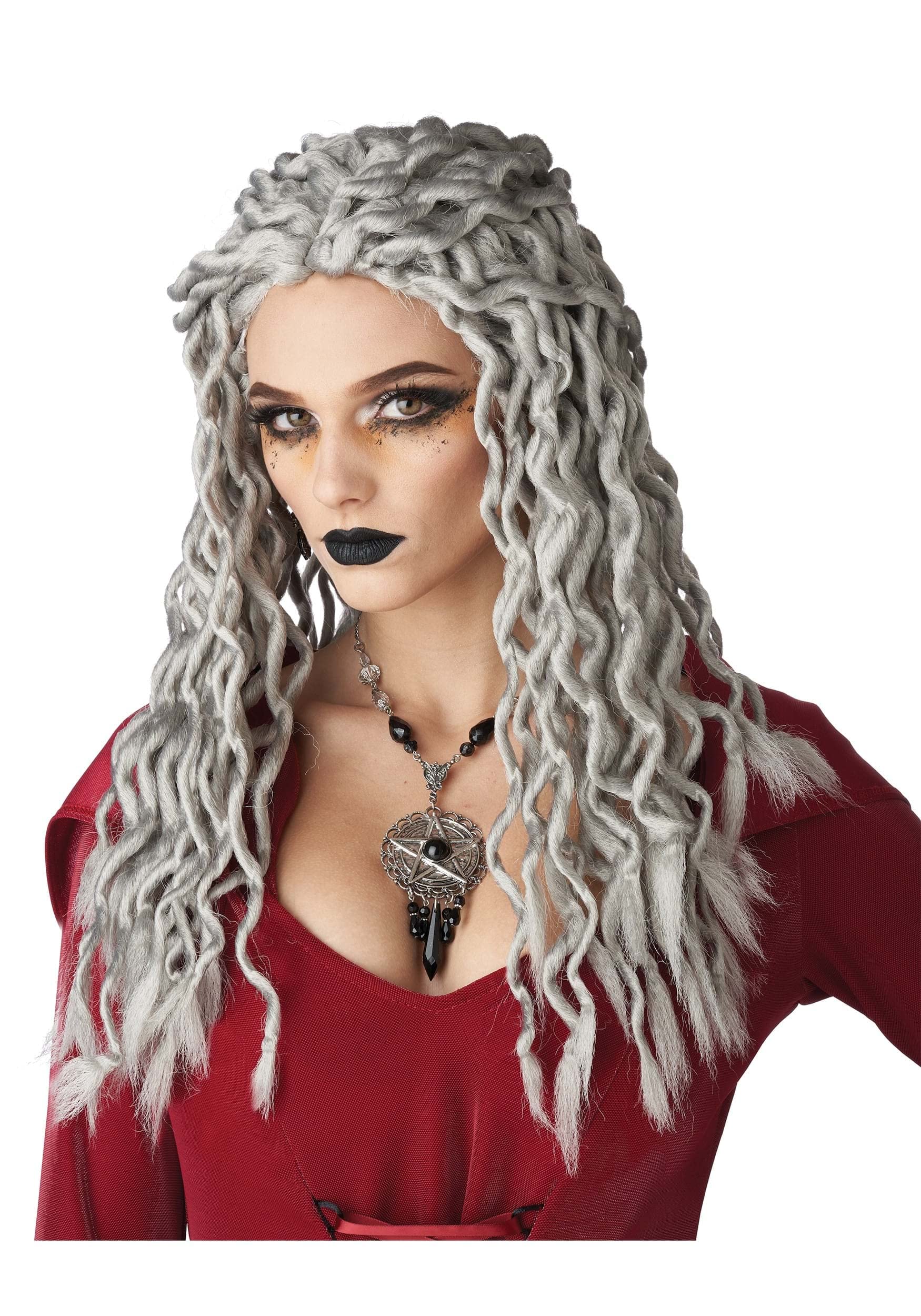 White Dreadlock Wig