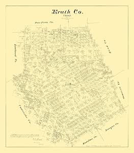 Amazon.com: MAPS OF THE PAST Historic County Map - Erath County Texas ...