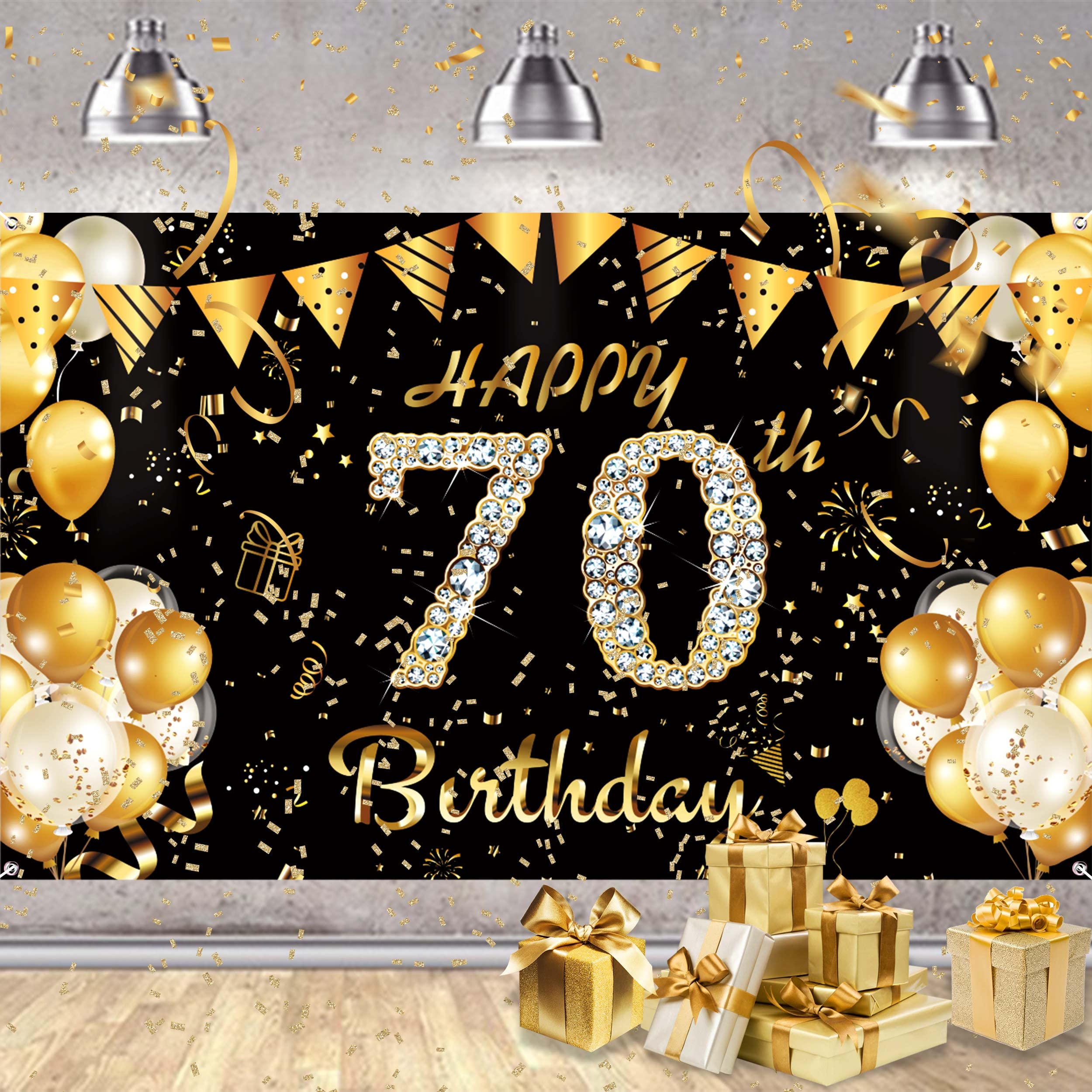 Happy 70th Birthday Background