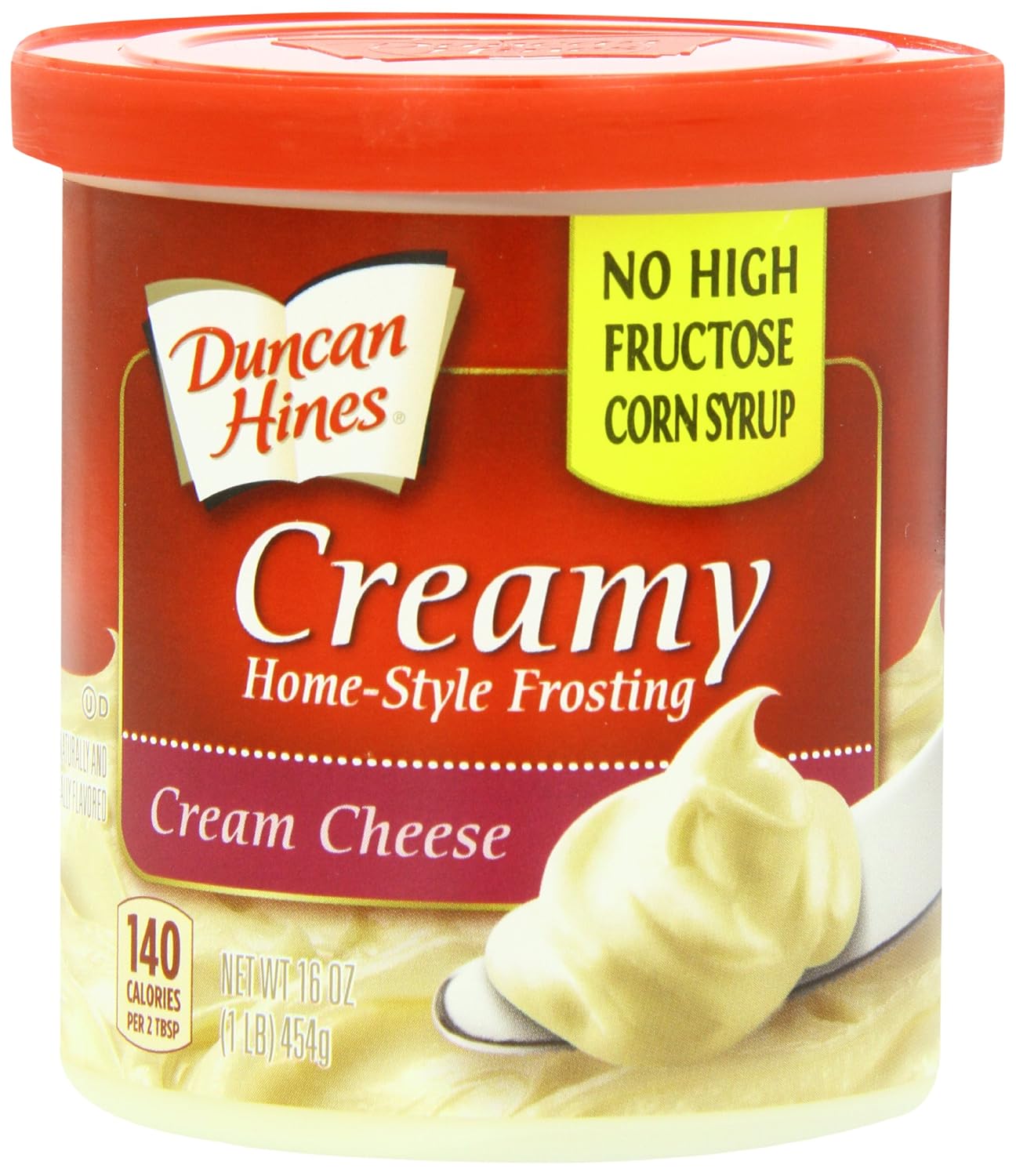 Amazon.com : Duncan Hines Creamy Home-Style Frosting, Cream Cheese, 16 ...