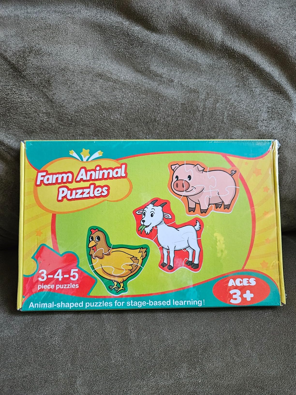 Amazon.com: Broytain 9 Packs Farm Animal Puzzles for Kids Aged 3 ...