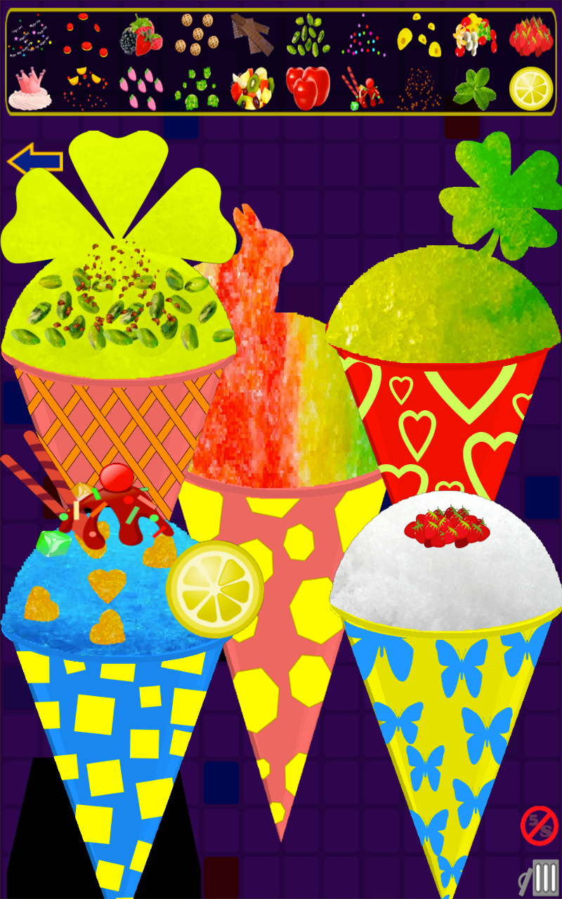 Celebrity Rainbow Snow Cone Maker Ice slushy maker - App on Amazon Appstore