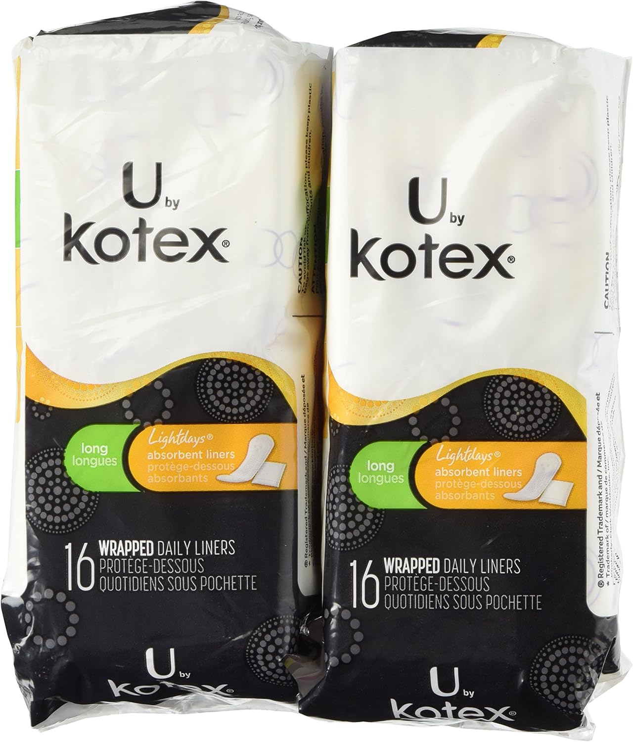 Amazon.com: Kotex Natural Balance Absorbent Liners, Long, 16 Count ...