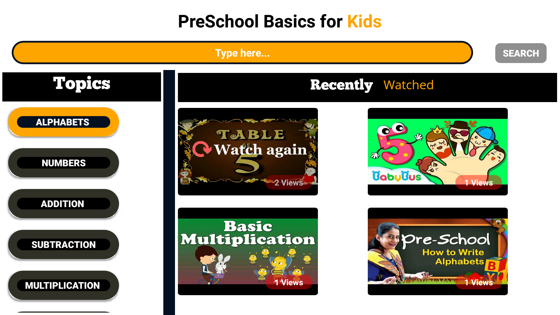 Preschool Basics for Kids - App on the Amazon Appstore