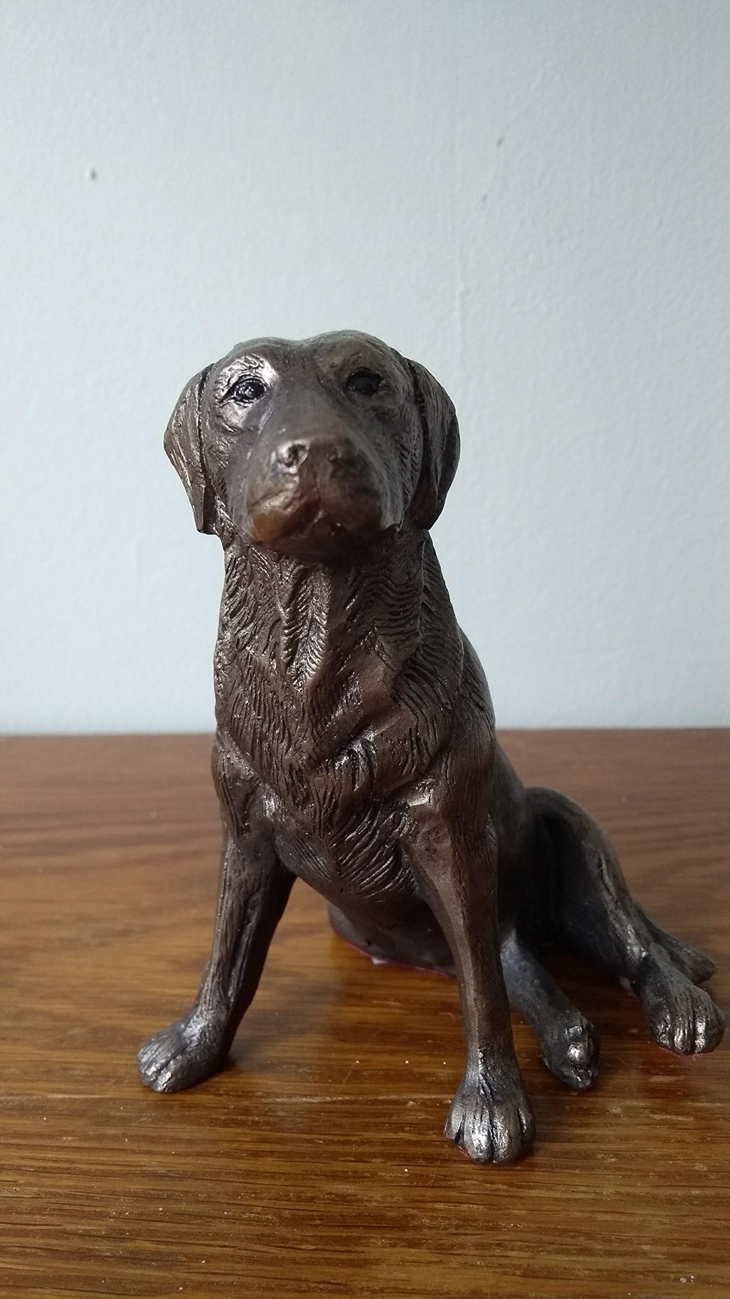 Nigel', Labrador Sitting, Cold Cast Bronze Sculpture by Bulgarian ...