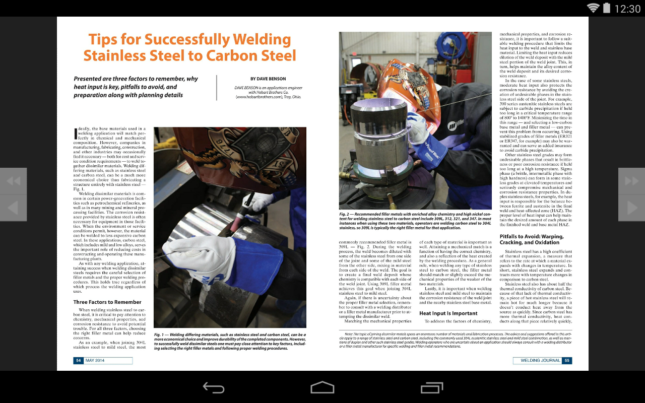 Welding Journal - App on Amazon Appstore