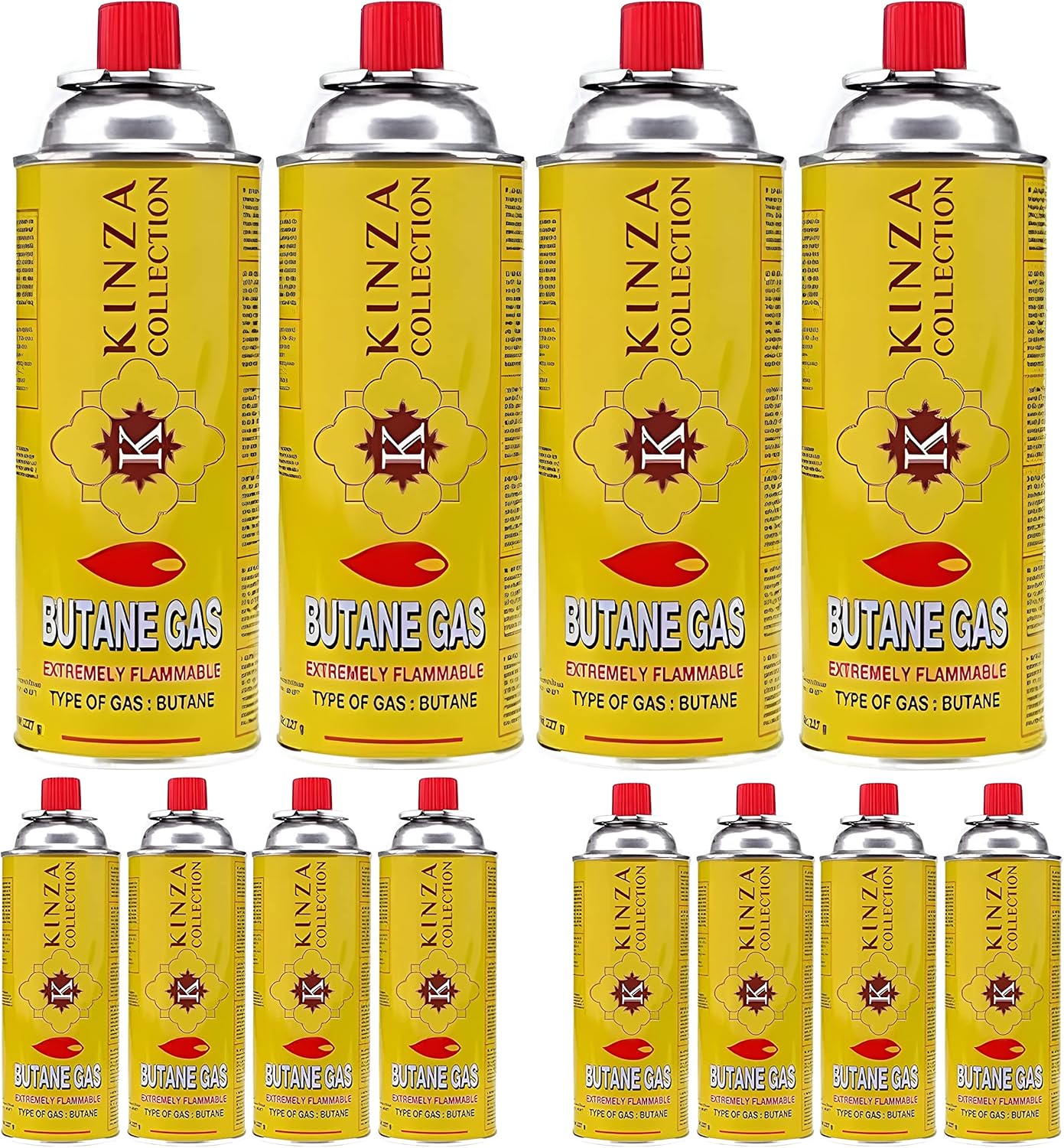 KINZA COLLECTION – Camping Butane Gas Canisters – BBQ Gas Bottle ...