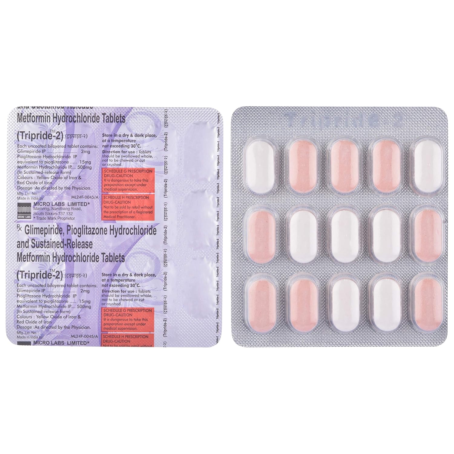Tripride-2 - Strip of 15 Tablets : Amazon.in: Health & Personal Care