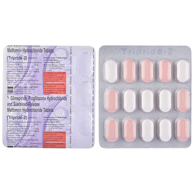 Tripride-2 - Strip of 15 Tablets : Amazon.in: Health & Personal Care