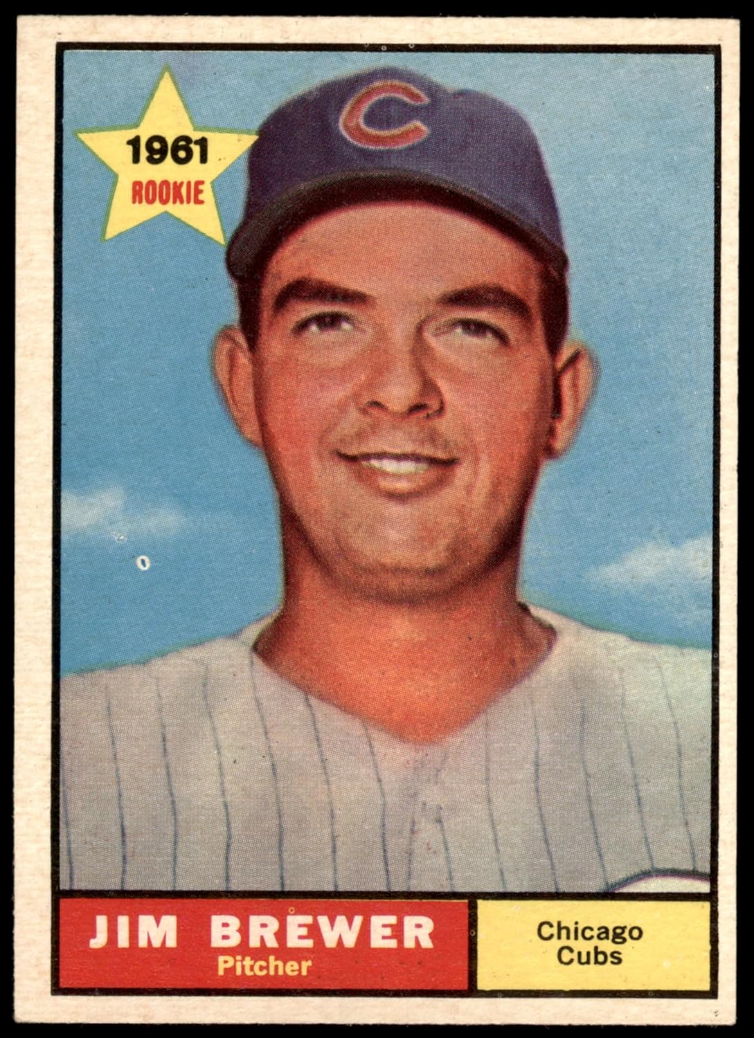 Amazon.com: 1961 Topps # 317 Jim Brewer Chicago Cubs (Baseball Card) EX/MT Cubs : Collectibles ...