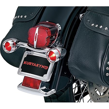 Amazon.com: WZLW Rear Turn Signal/License Plate Relocation bracket wire ...