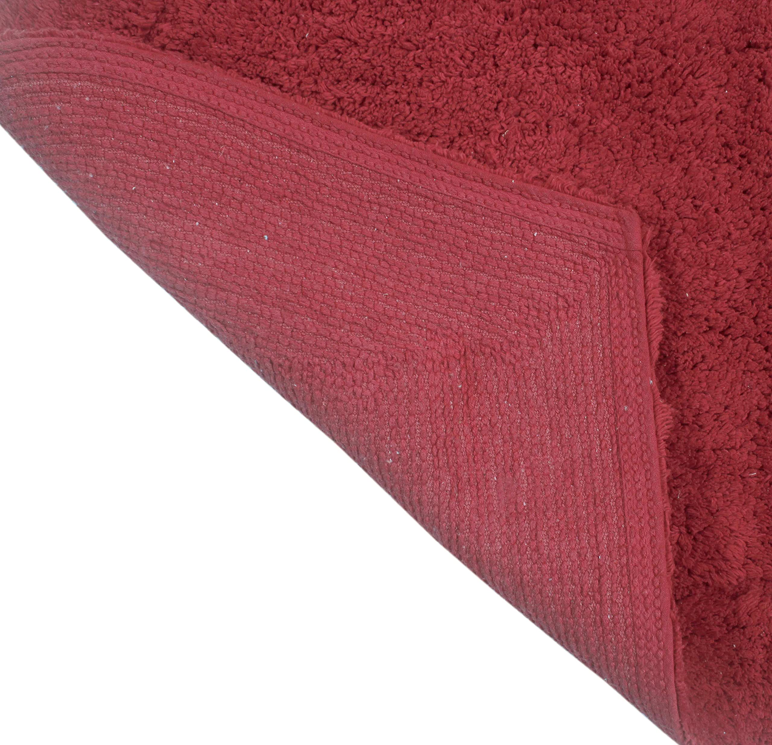 Home Weavers Waterford Collection 100% Cotton Tufted Bath Rug, Extra ...