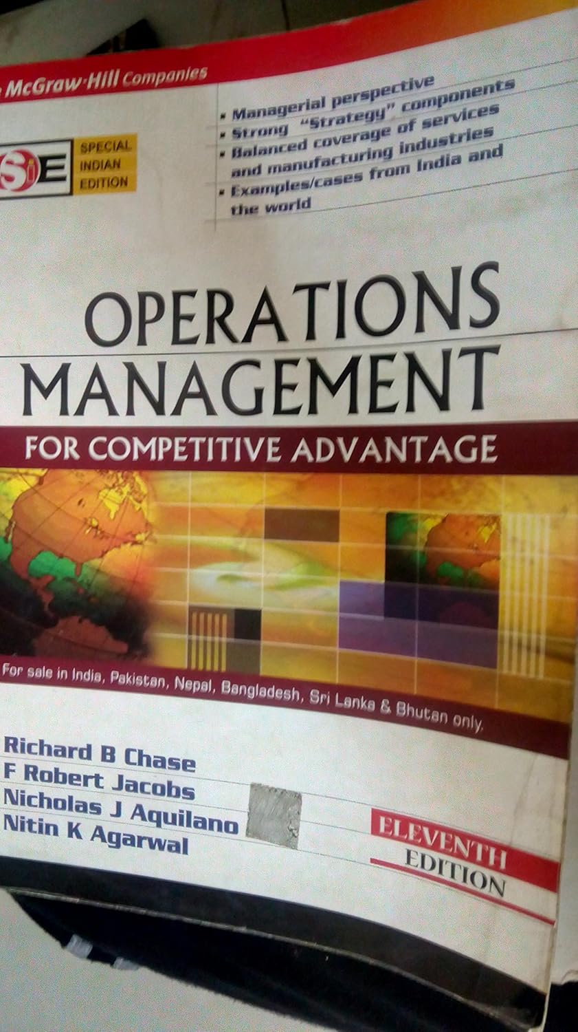 Operations Management for Competitive Advantage : Amazon.in: Books