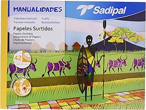 SADIPAL ASSORTED CRAFT PAPER SET 32X24CM 42 SHEETS : Buy Online at Best ...