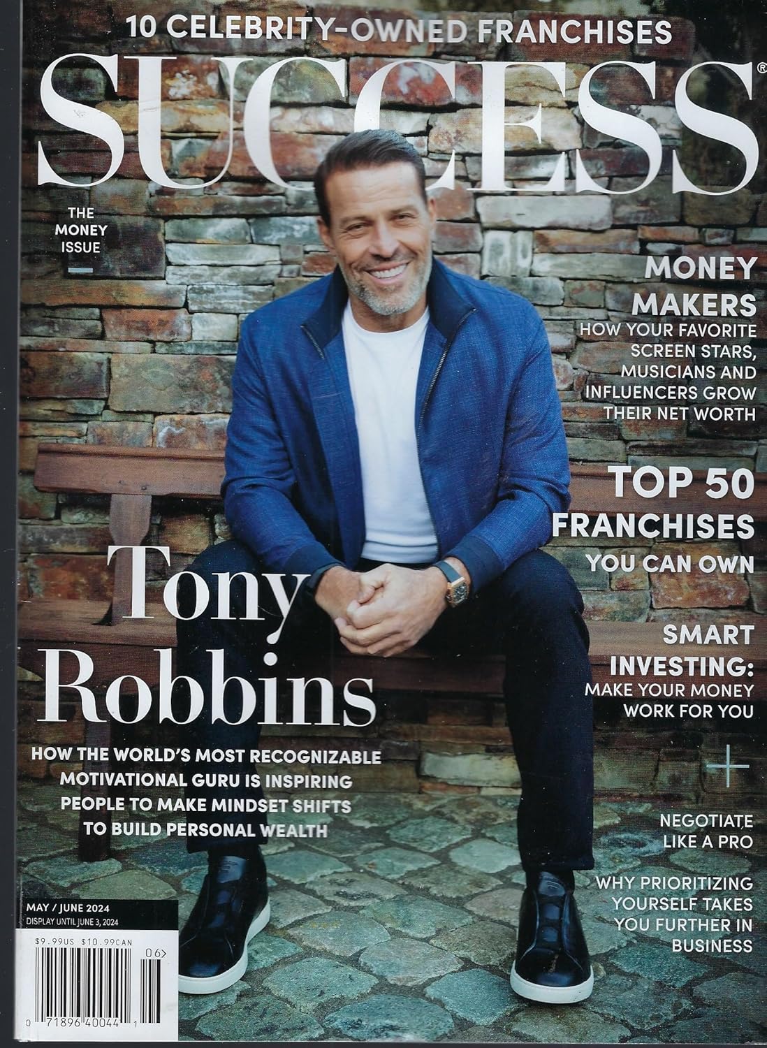 Success Magazine May / June 2024 Tony Robbins: Amazon.com: Books