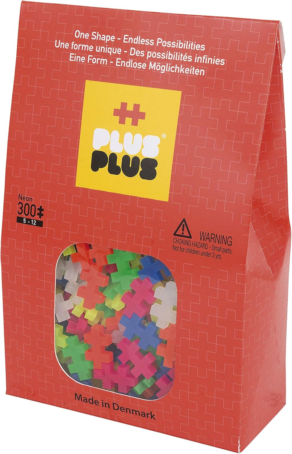 Amazon.com: PLUS PLUS – Neon Mix - 300 Piece, Construction Building ...