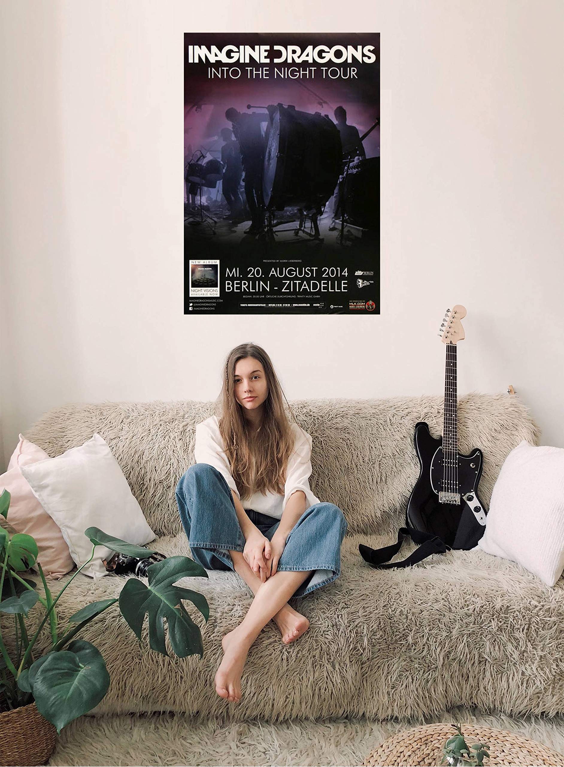 Imagine Dragons Into The Night Tour Poster