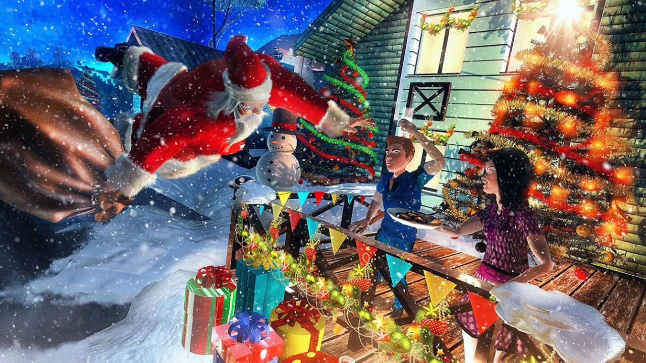 Virtual Santa Adventure City Real Hero Family Simulator 3D: Happy ...