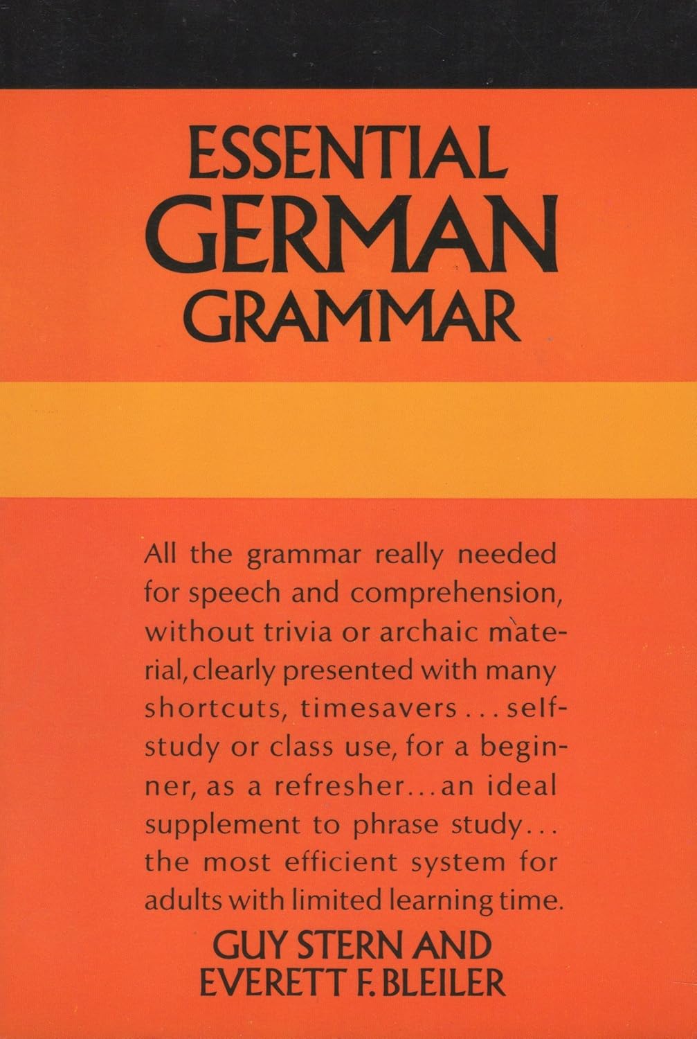 Essential German Grammar (Dover Language Guides Essential Grammar ...