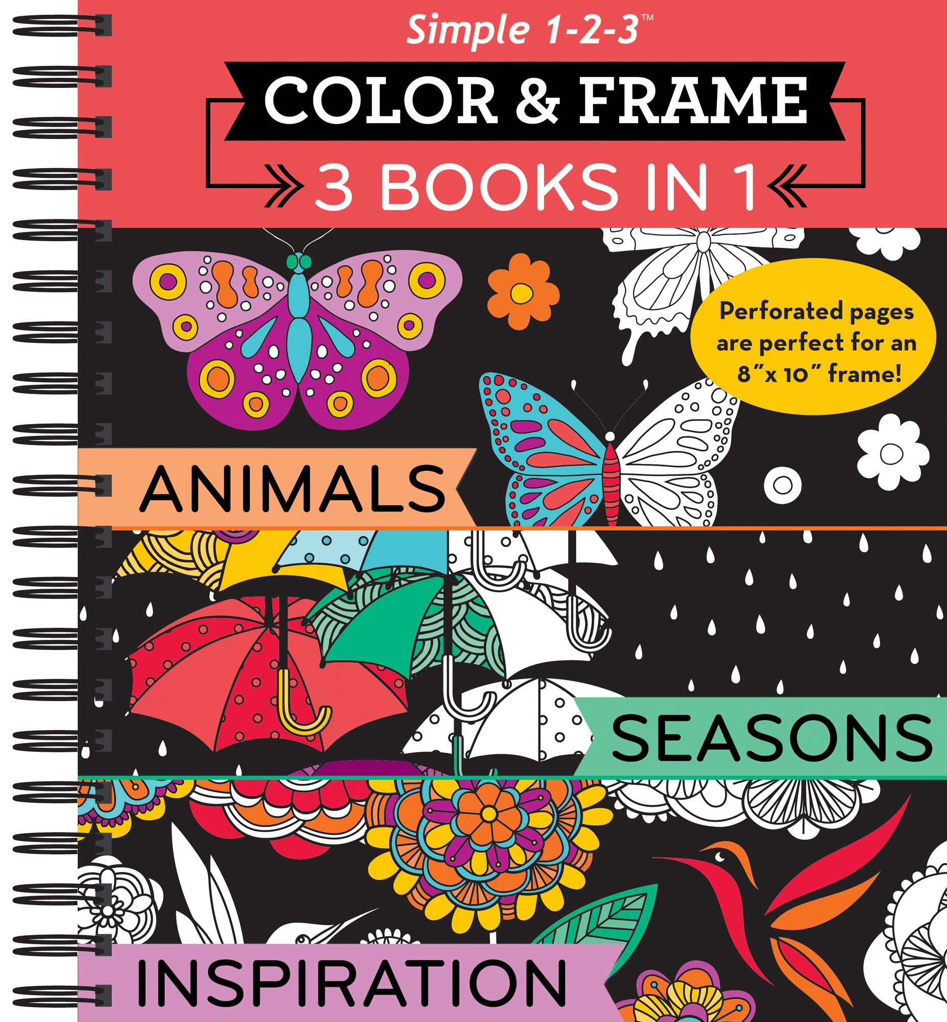 Amazon.com: Color & Frame - 3 Books in 1 - Animals, Seasons ...