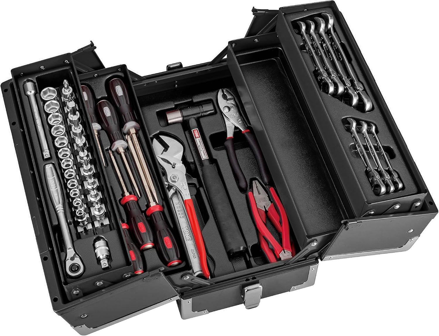 Amazon.com: 3/8" Drive Tool Box Set TSH330 Series (TSH330BK Black)