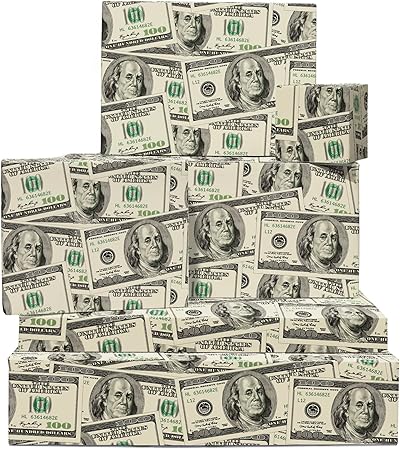 Amazon.com: CENTRAL 23 Funny Wrapping Paper - 6 Sheets of Birthday Gift ...