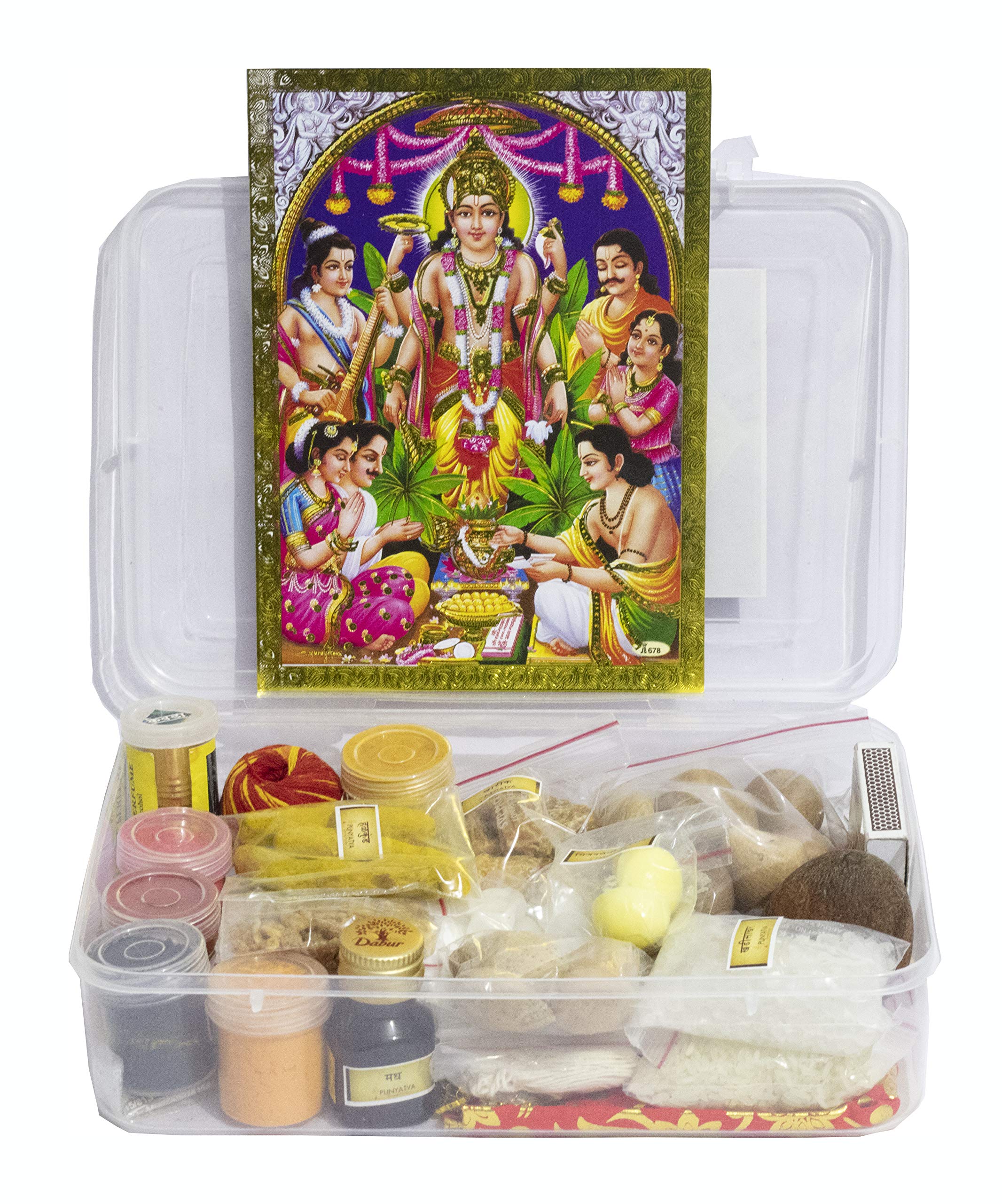 Buy Punyatva Satyanarayan Pooja Box with Vrat Katha Book(Marathi) /Shri ...