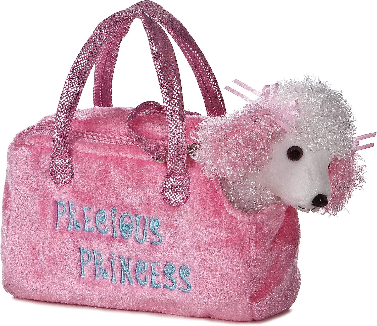 Amazon.com: Aurora Plush Pink Poodle Fancy Pal : Toys & Games