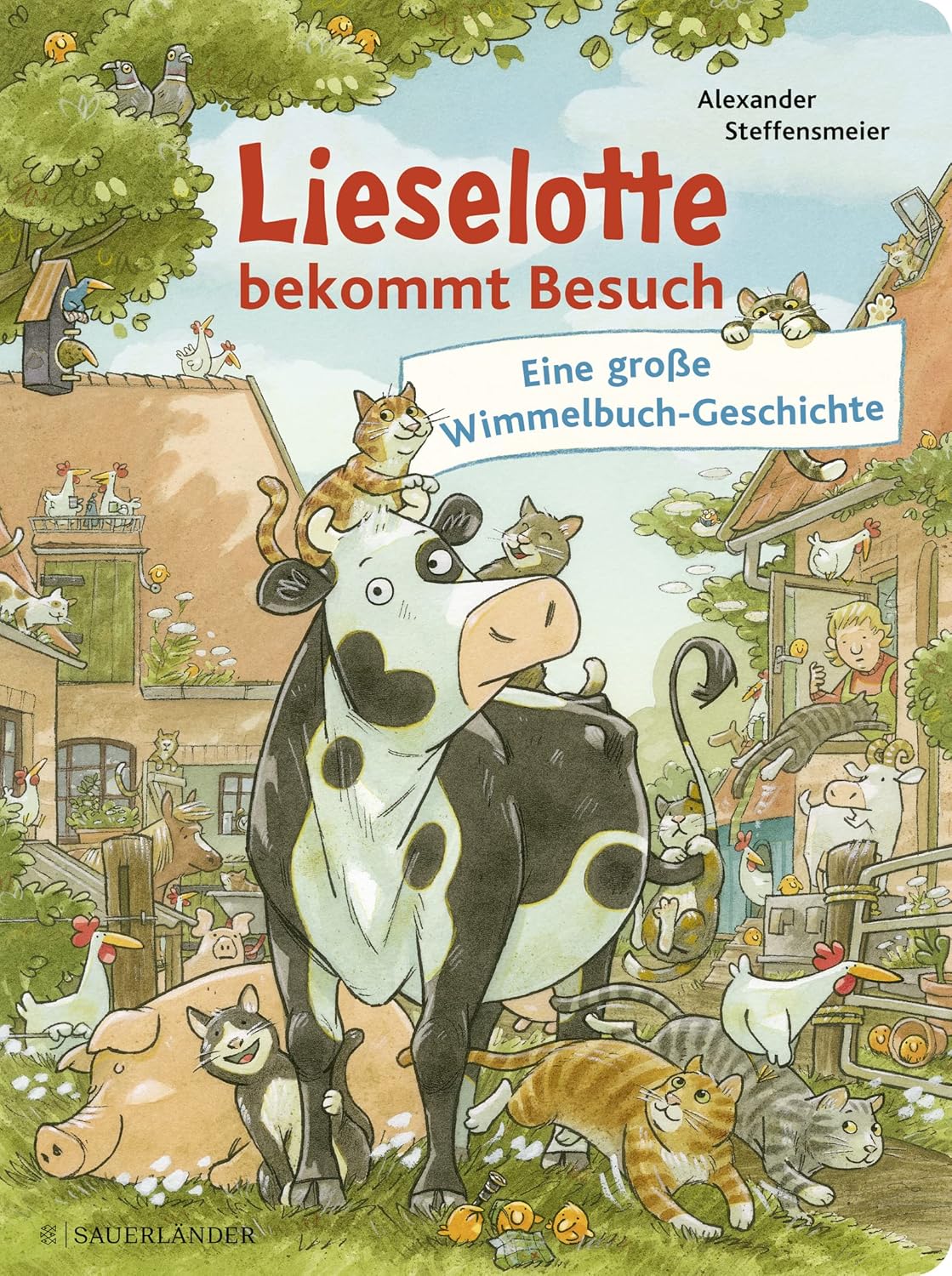 Lieselotte bekommt Besuch: Eine große Wimmelbuch-Geschichte | Buntes ...