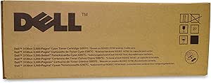 Dell Computer G907C Cyan Toner Cartridge 3130cn/3130cnd Laser Printers ...