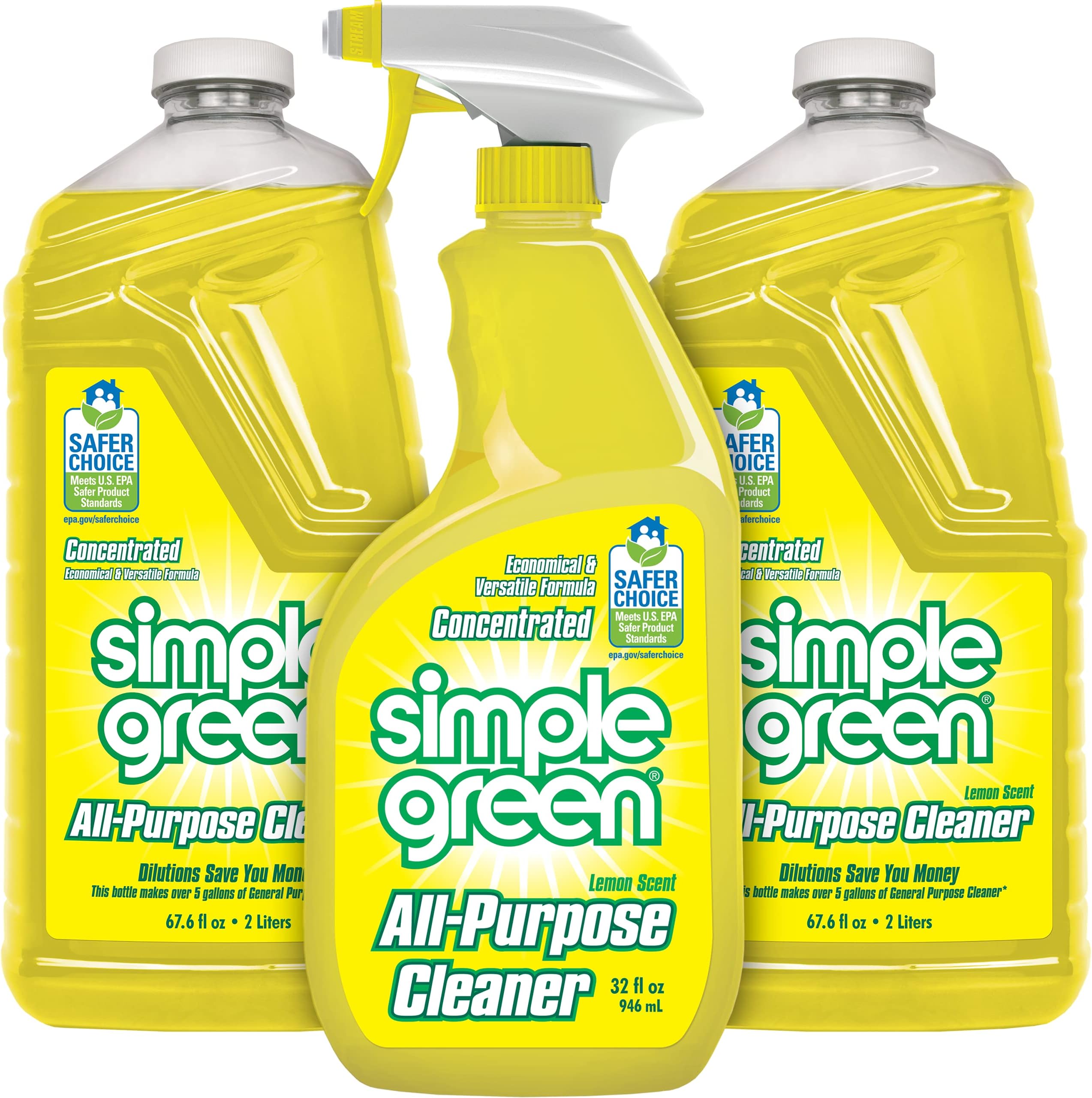 Amazon.com: Simple Green Multi-Surface Floor Care - Cleans Hardwood, Vinyl, Laminate, Tile ...