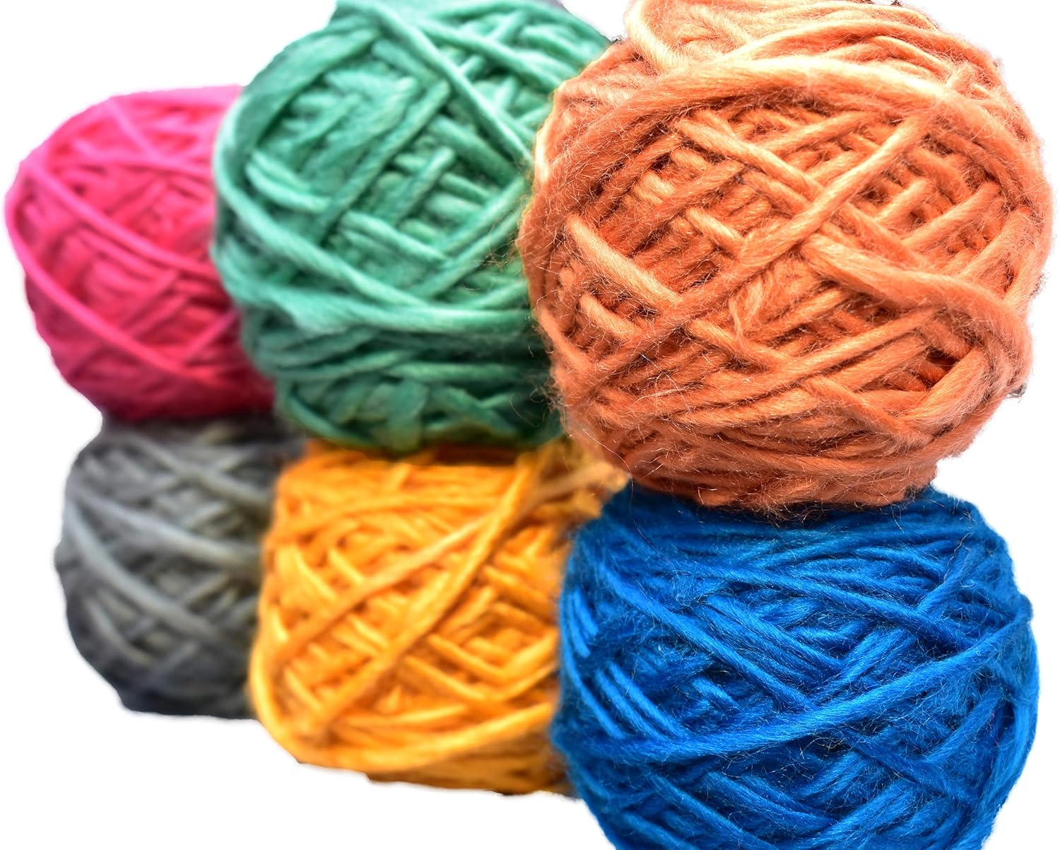 Vardhman Acrylic Knitting Wool, Pack of 6 (Cream) : Amazon.in: Home ...