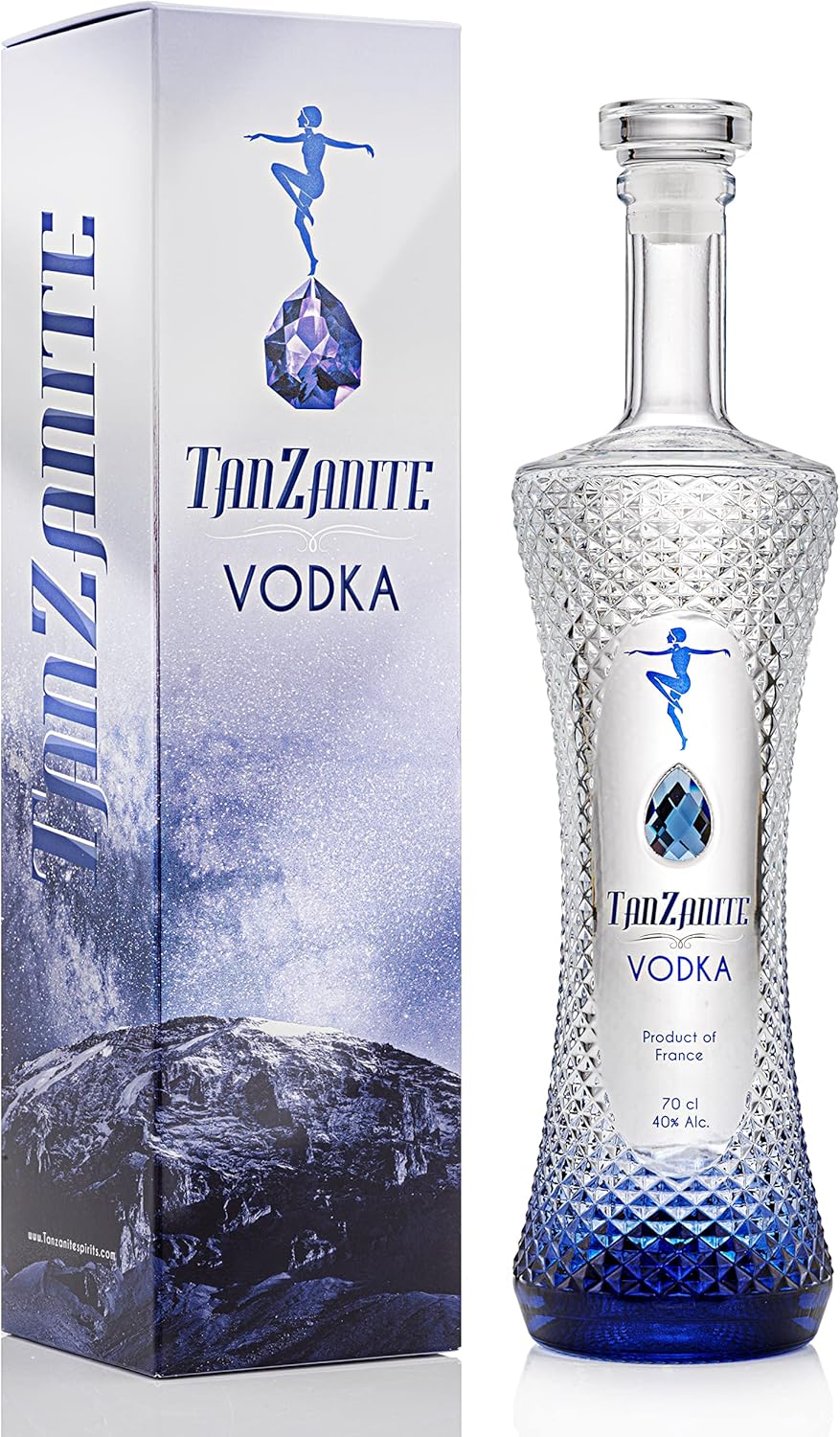 Tanzanite Vodka in Gift Box - 70cl Premium French Vodka : Amazon.co.uk ...