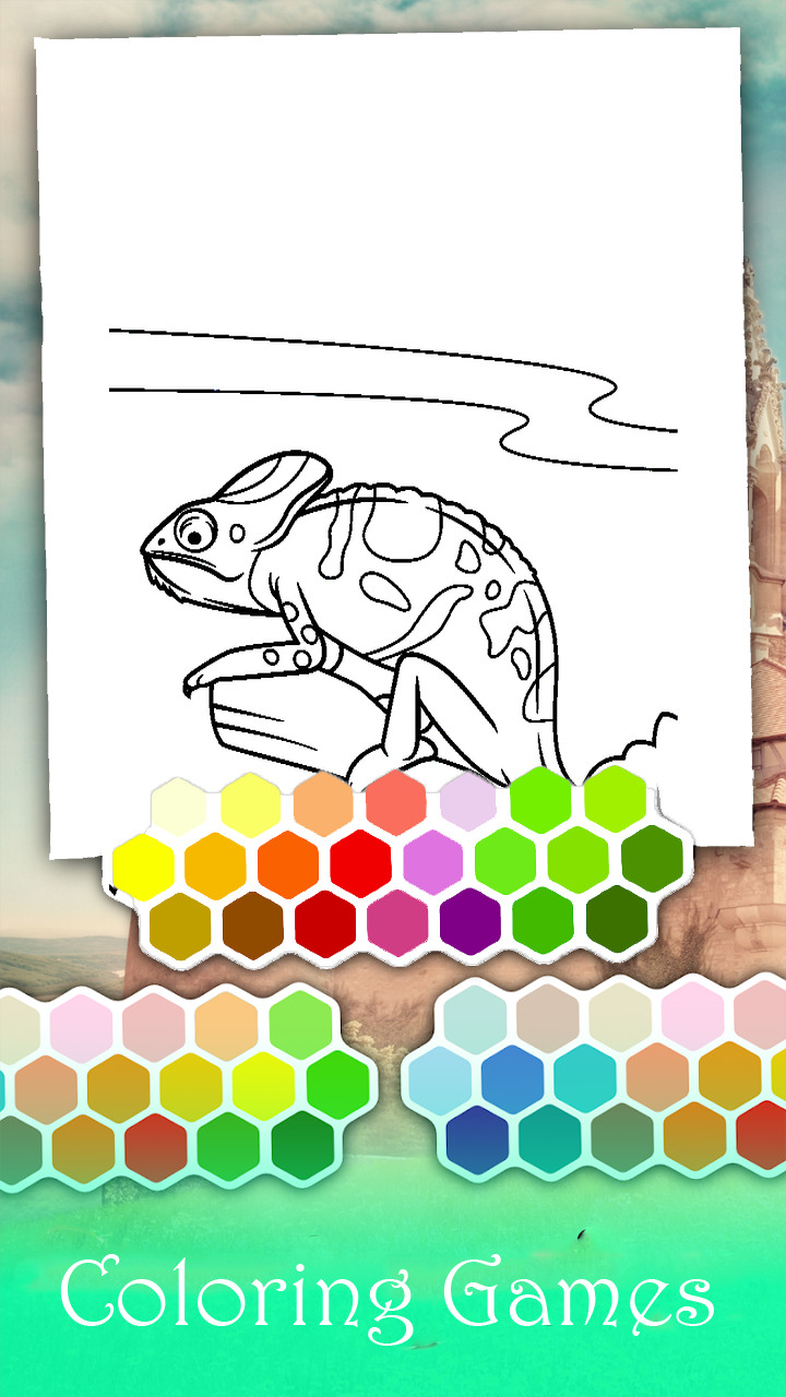 Realistic Animal Coloring Book: Wildlife Drawing & Painting Games - App ...
