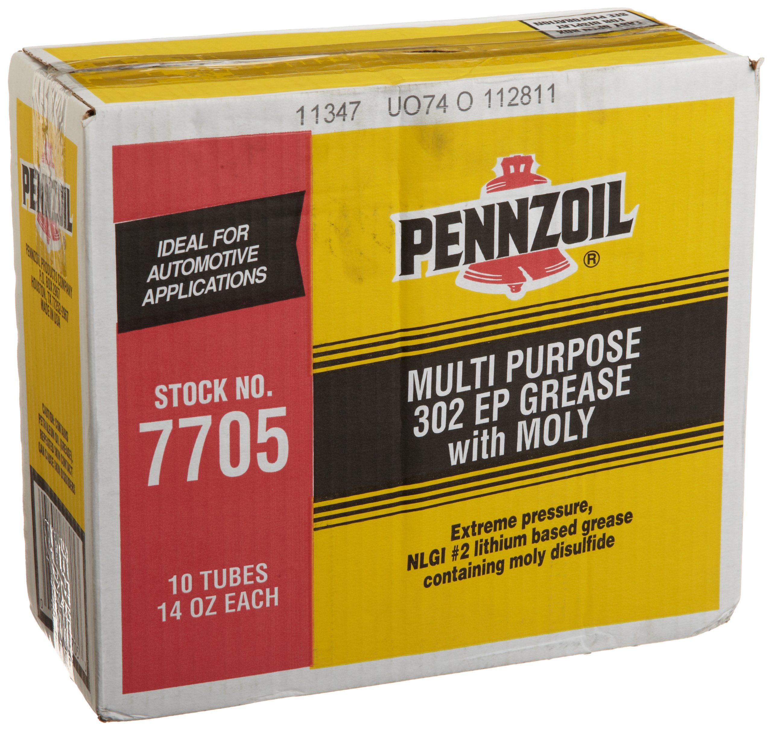 Buy Pennzoil 7705-10PK EP 302 Multi-Purpose Grease with Moly - 14 oz ...