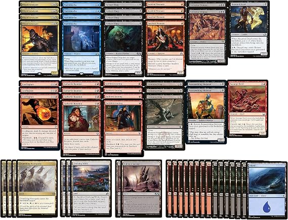 Amazon.com: Elite Dredge Deck - Blue Black Red - Modern Legal - Custom ...