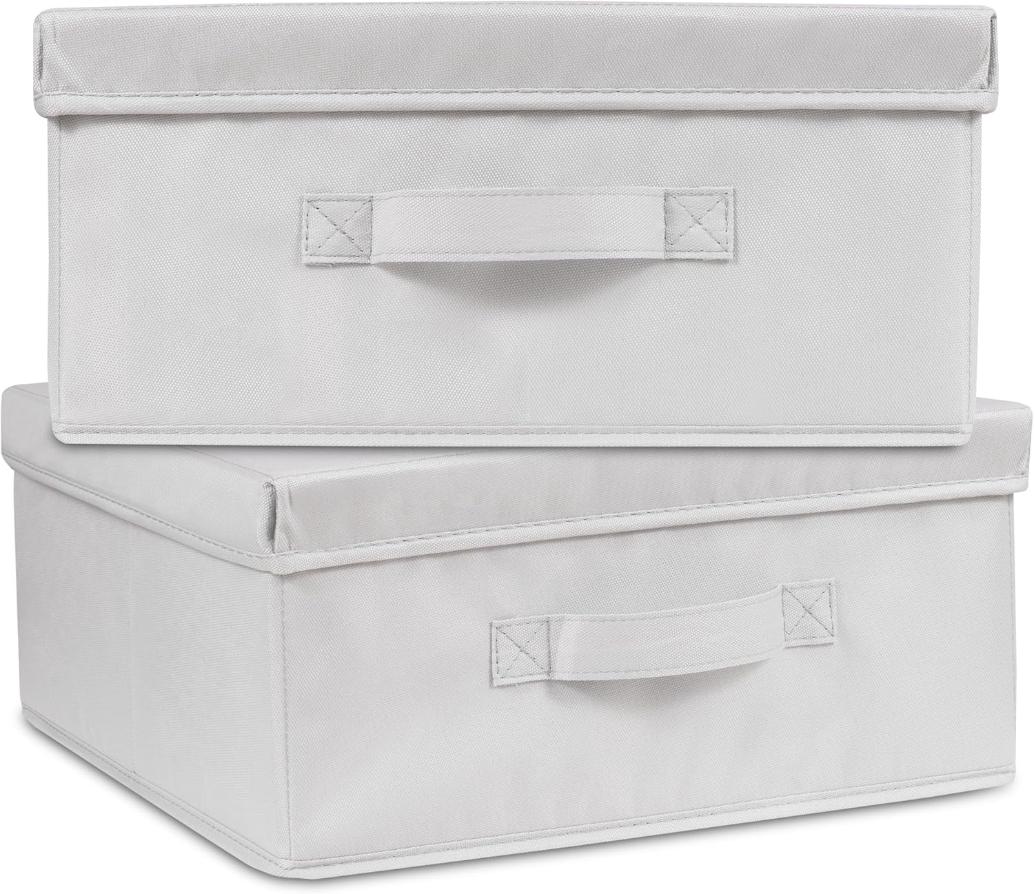 Amazon.com - Augfox 2 Pack Collapsible Storage Bins - Fabric Storage ...