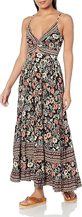 Angie Women's Peekaboo Tiered Maxi Dress at Amazon Women’s Clothing store