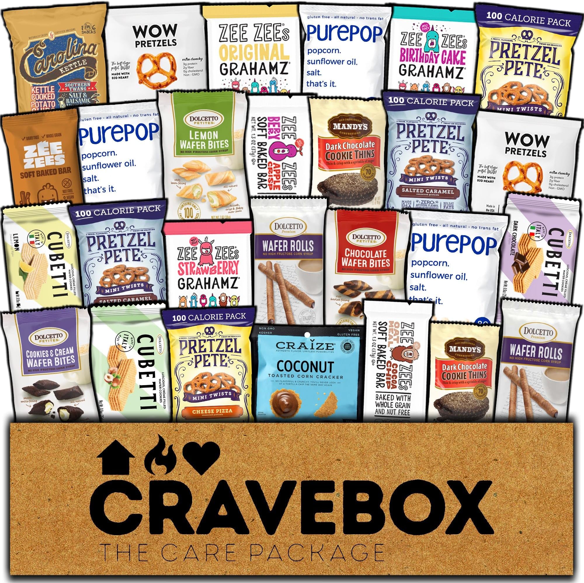 Amazon.com: CRAVEBOX Gourmet Snack Box - Father's Day Variety Pack Gift ...
