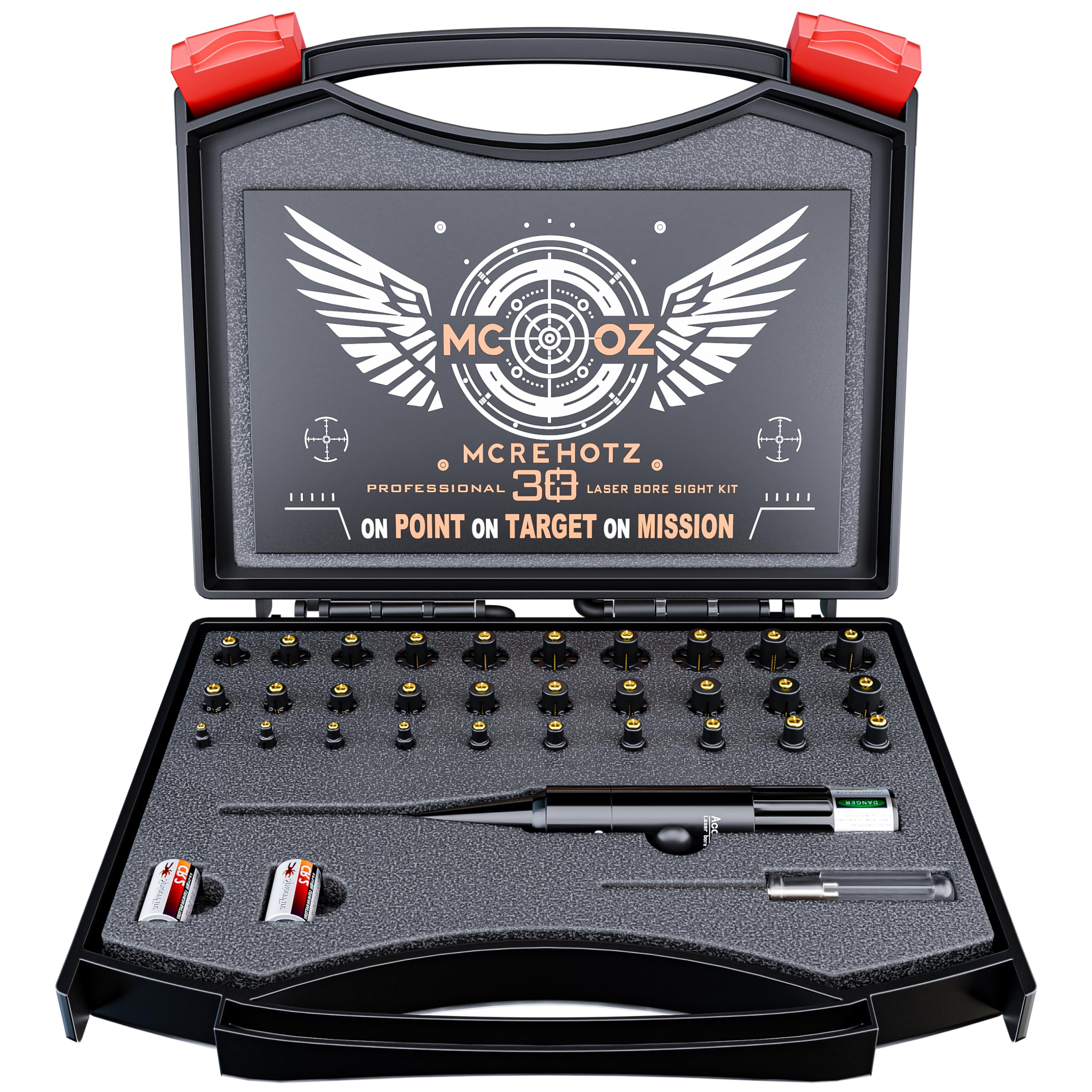 Amazon.com : Professional Tactical Laser Boresighter Kit： Red Bore ...