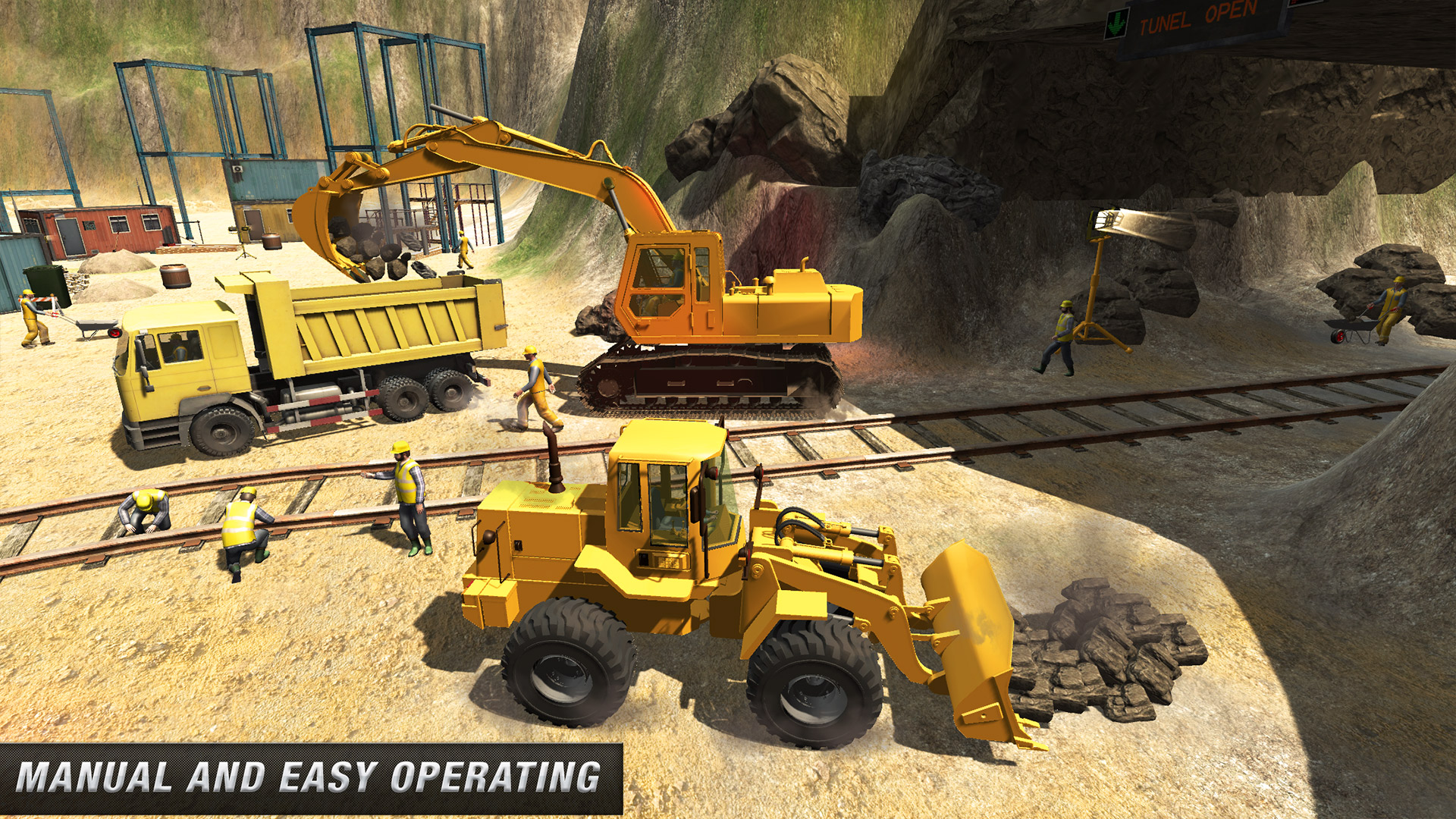 Railroad Crossing Train Tunnel Construction Game - App on Amazon Appstore