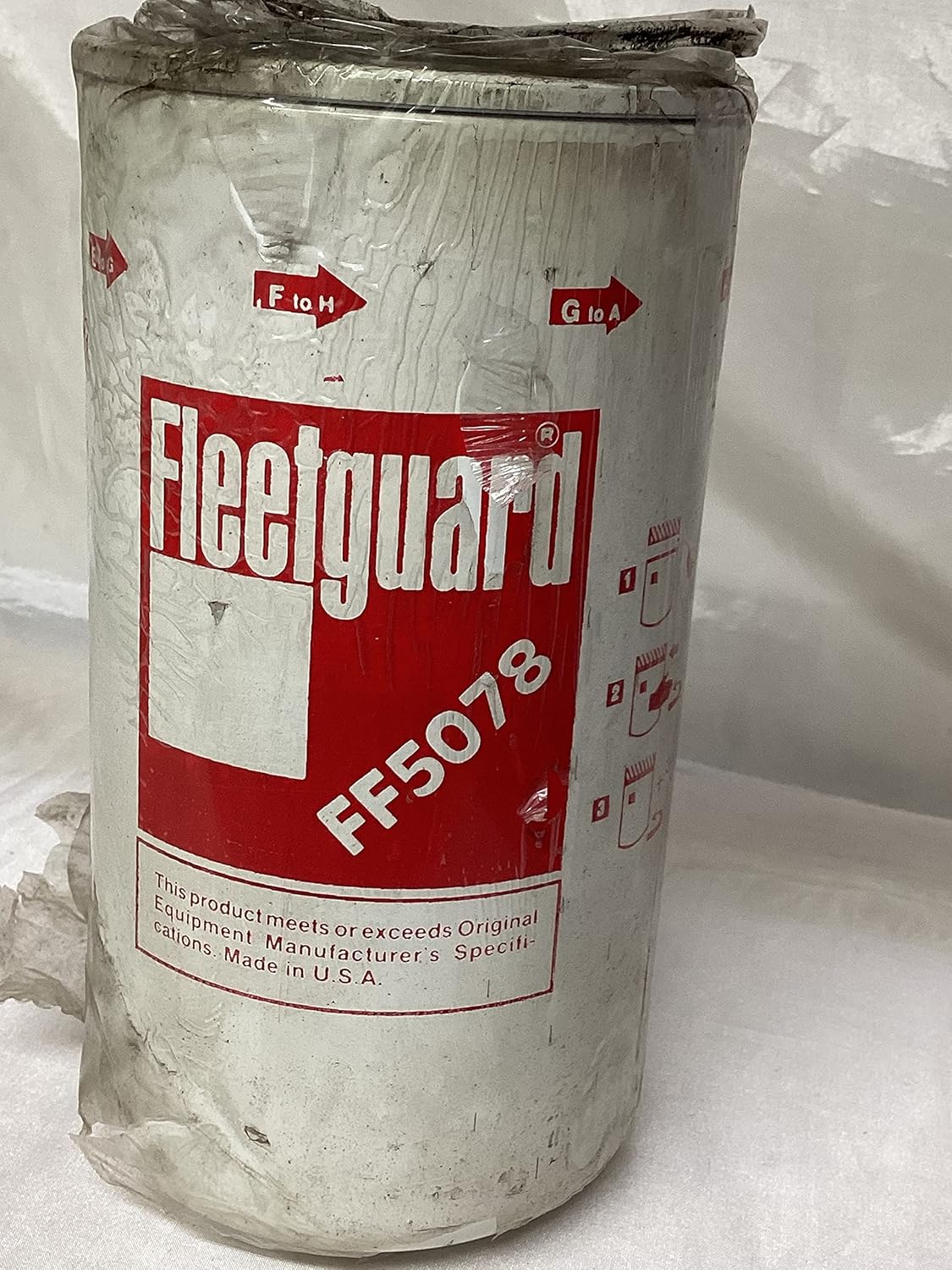 Amazon.com: Fleetguard Fuel Filter Spin On Part No: FF5078 : Automotive