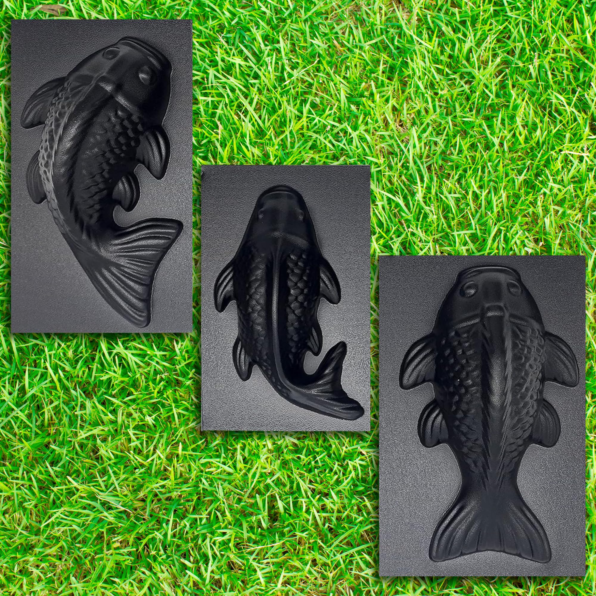 Fish Stepping Stone Mold Koi Fish Concrete Stepping Stone Mold 1120