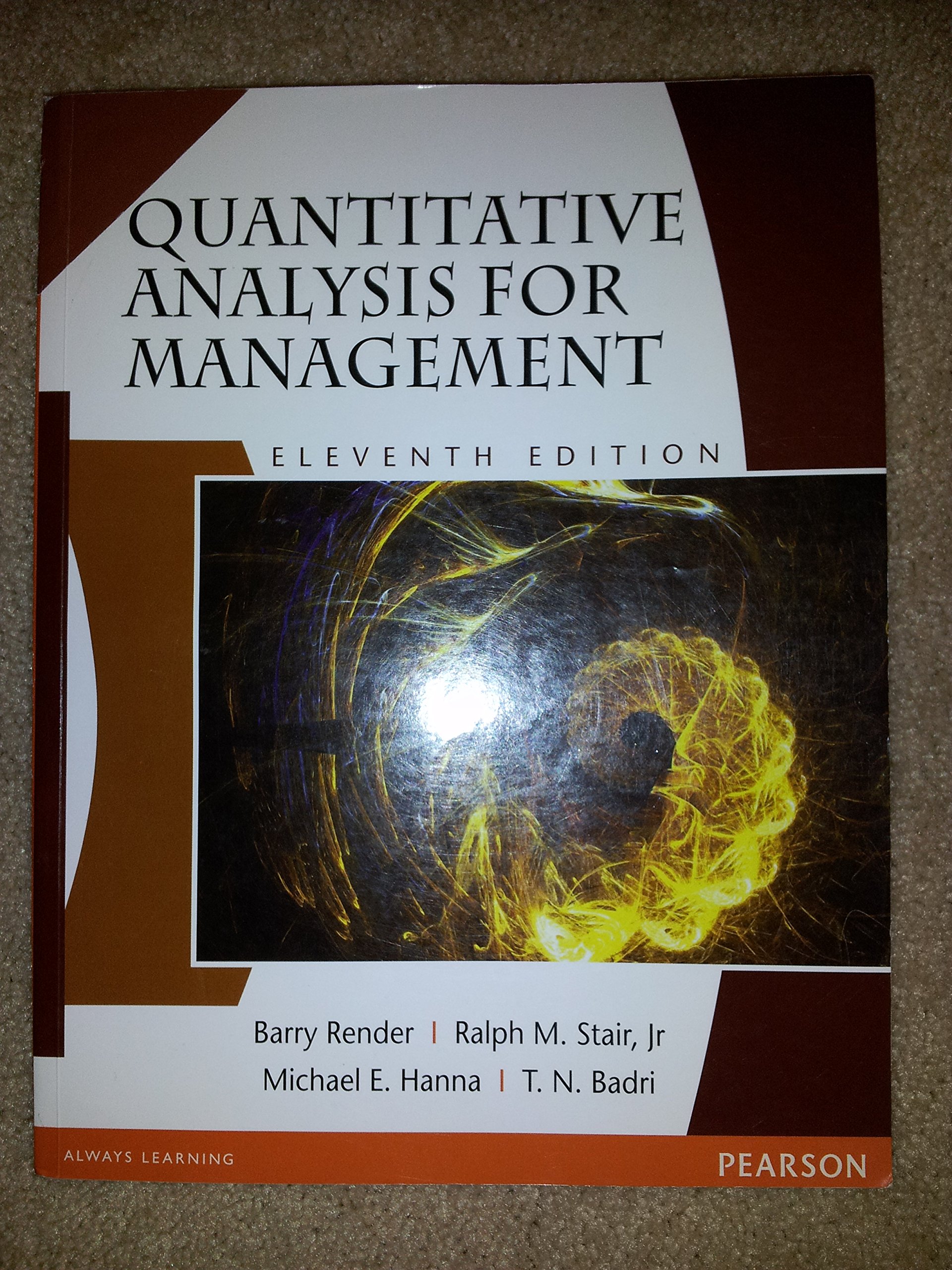 Quantitative Analysis For Management: Barry Render: 9788131761649 ...