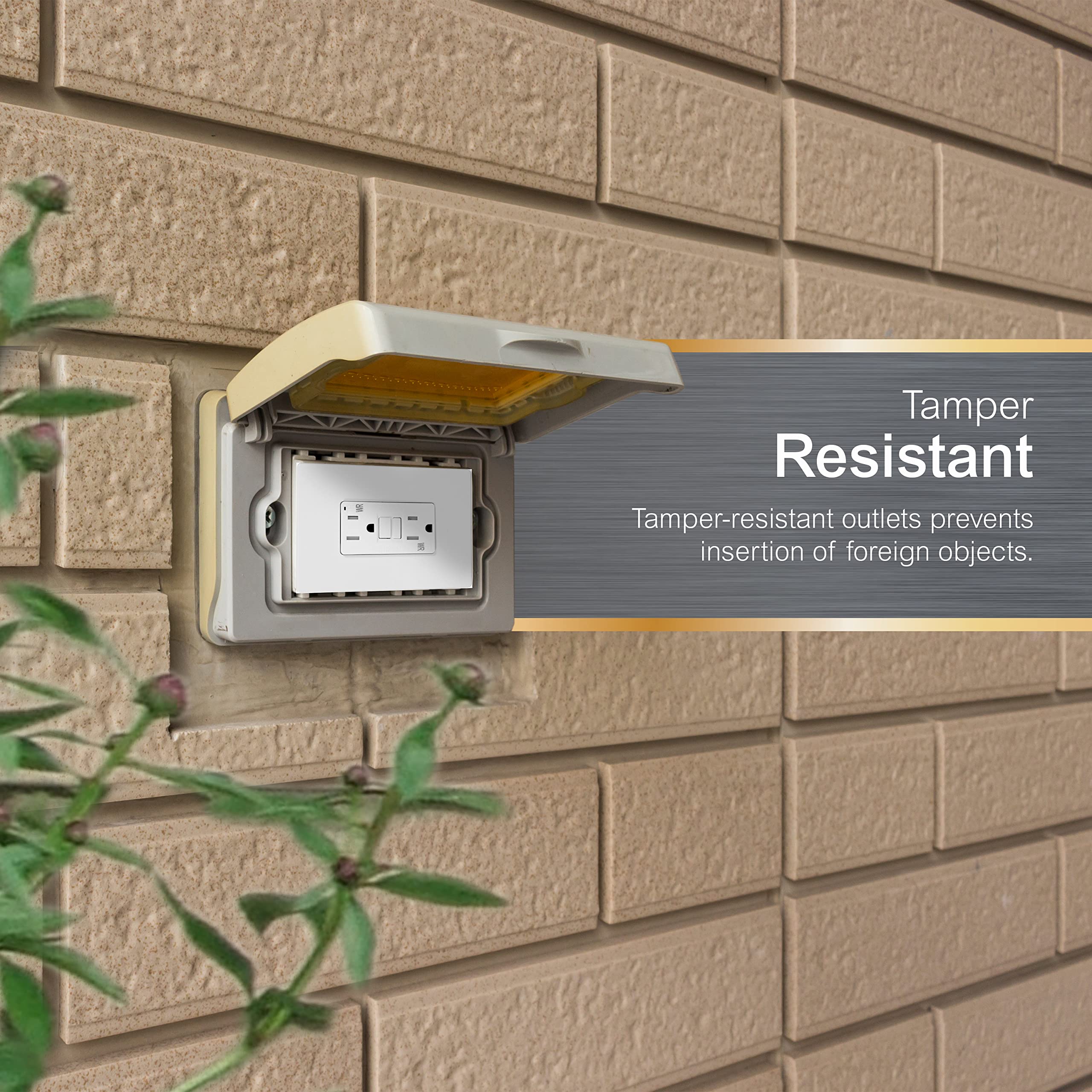 Snapklik.com : 15A GFCI Receptacle, Tamper Resistant, Weather Resistant ...