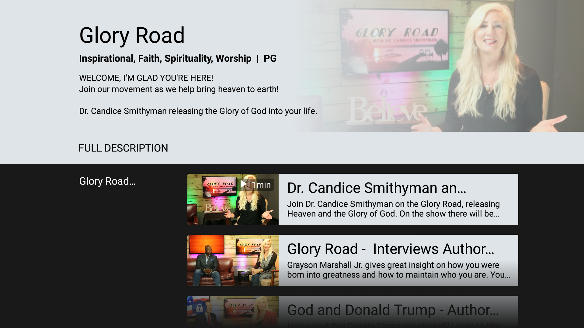 I AM Network TV - App on Amazon Appstore