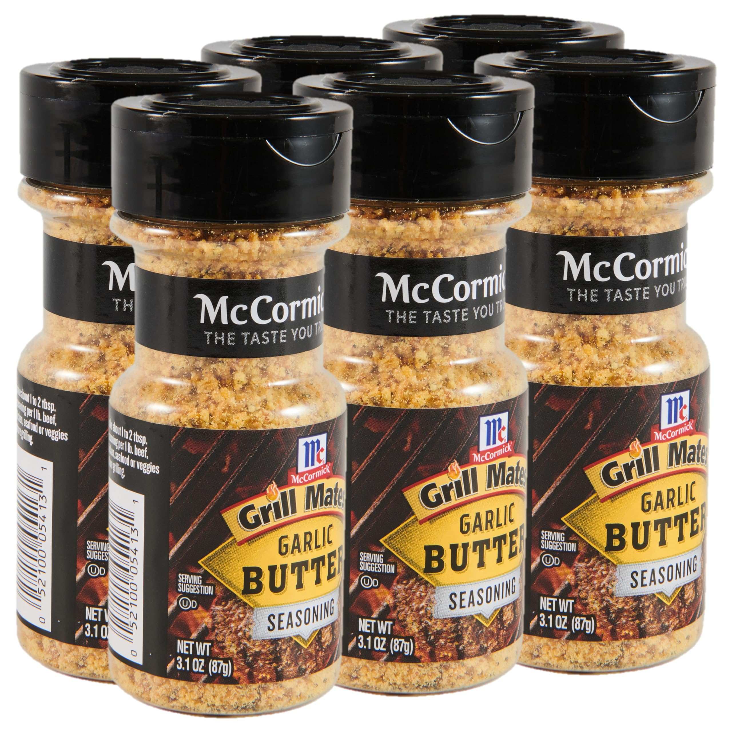 Amazon.com: McCormick Grill Mates Garlic Butter Seasoning, 3.1 oz (Pack ...