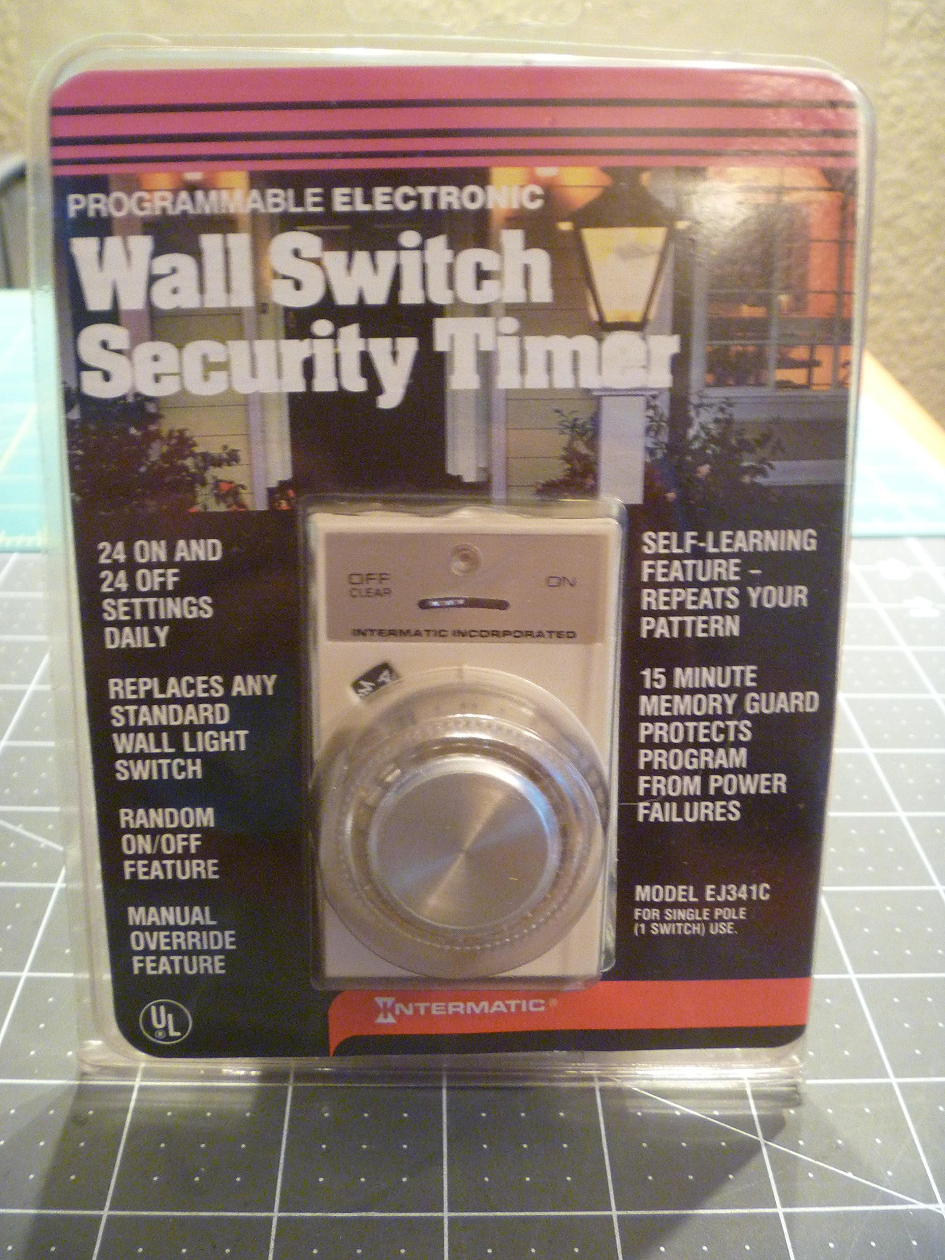 Intermatic EJ500 Indoor Digital Wall Switch Timer - Electrical Timers ...