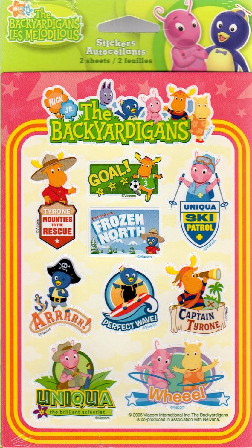 Backyardigans Scrapbook Stickers (NES844R) : Amazon.ca: Home